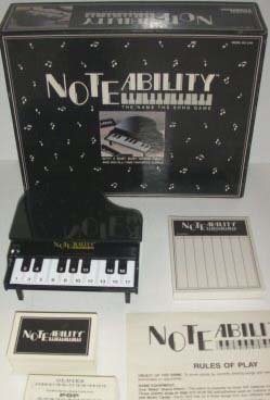 Vintage 1990 Noteability The Name That Song Game by Tiger Electronics