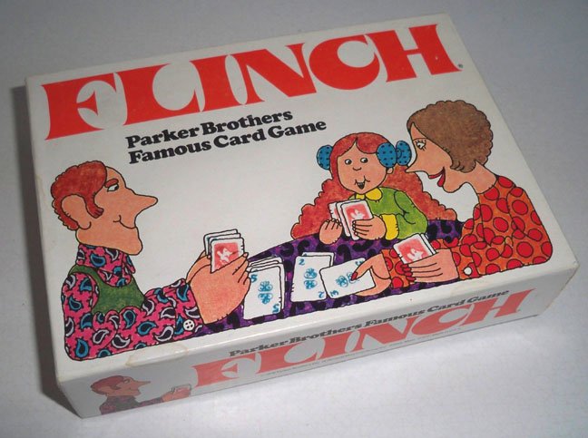 Vintage Parker Brothers Flinch Game 1976