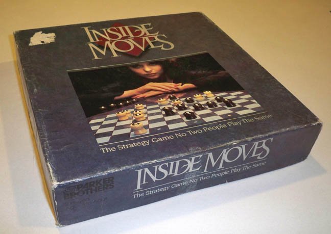 Vintage Parker Brothers Inside Moves Board Game 1985