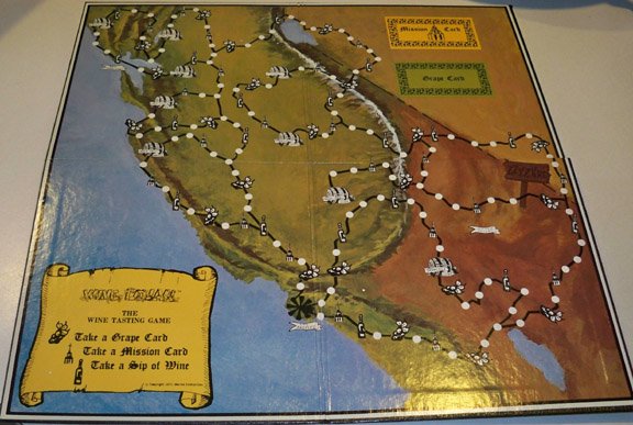 Vintage Wine Cellar The Wine Tasting Game Board Game 1971