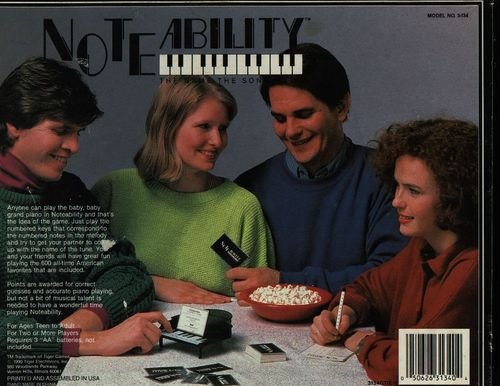 Vintage 1990 Noteability The Name That Song Game by Tiger Electronics