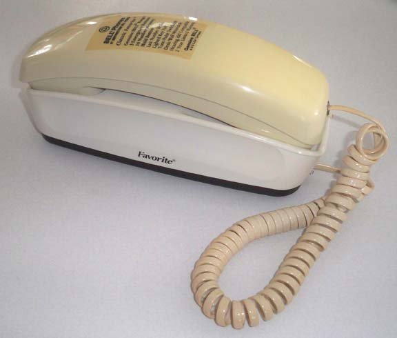 Northwestern Bell Classic Favorite Trimline Pushbutton White Corded ...