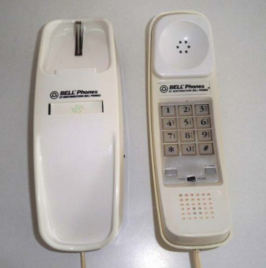 Northwestern Bell Classic Favorite Trimline Pushbutton White Corded ...