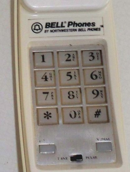 Northwestern Bell Classic Favorite Trimline Pushbutton White Corded ...