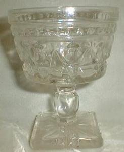 Vintage Indiana Colony Glass Park Lane Clear 7 oz. Sherbet Dessert Glass