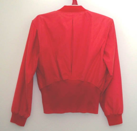 Claudia Romana Vintage Styling Red Golf Jacket Size S