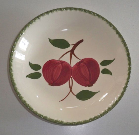 Vintage Blue Ridge Handpainted Quaker Apple Soup Bowl Set of 2