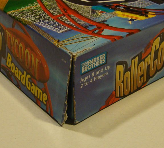 2002 Parker Bros. Hasbro Roller Coaster Tycoon Board Game