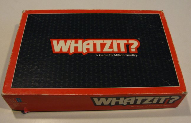 Vintage 1987 Milton Bradley Whatzit? Board Game