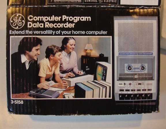 Vintage 1980s Ge Model 3-5158 Computer Program Data Recorder