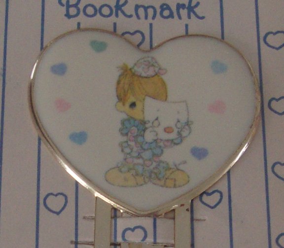 Vintage 1990 Enesco Precious Moments Put on a Happy Face Bookmark Mint Vintage 1990 Enesco Precious Moments Put on a Happy Face Bookmark Mint