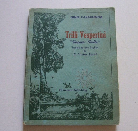 Vintage 1952 Nino Caradonna ‎Trilli vespertini Vesper Trills Italian ...