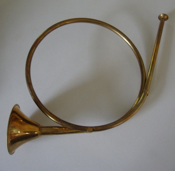 Vintage Brass Hunting Horn
