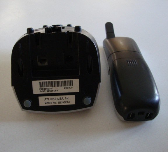 Atlinks GE 5.8 GHz Cordless Telephone Model 25839GE3-C