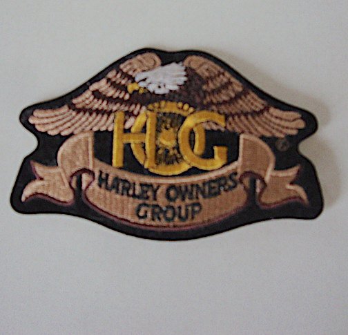 Harley Davidson Owners Group HOG Embroidered Eagle Logo Emblem / Patch