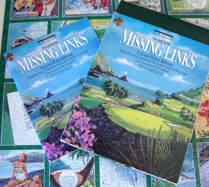 bePuzzled 1990 The Case of the Missing Links Mystery 500 Piece Jigsaw ...