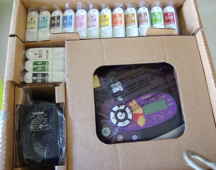 NIB Brother Embroidery Applique Station E-100P Winnie the Pooh Designs