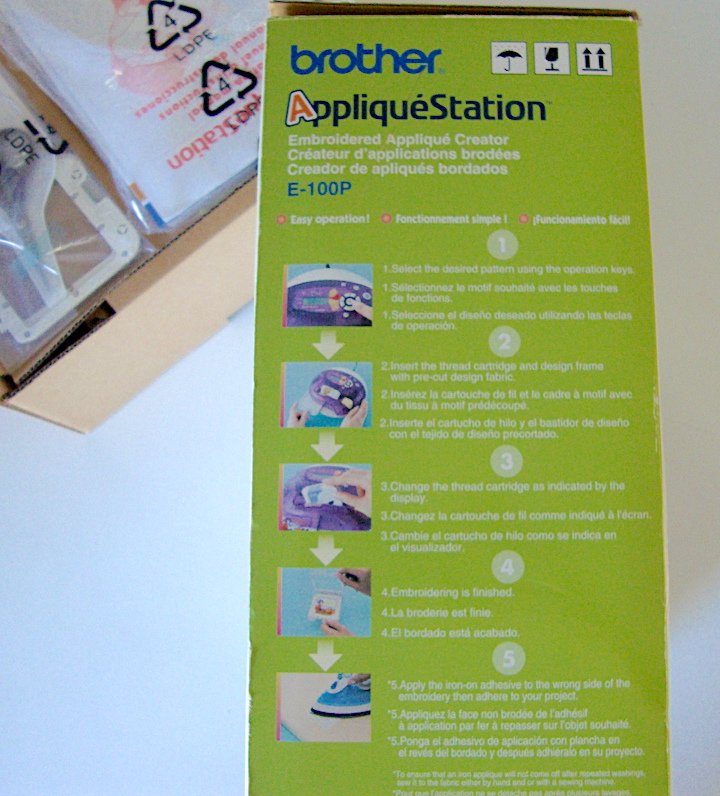 NIB Brother Embroidery Applique Station E-100P Winnie the Pooh Designs