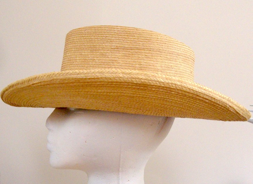 Vintage Maya-Quiche Palm Leaf Hat Size 7 1/2