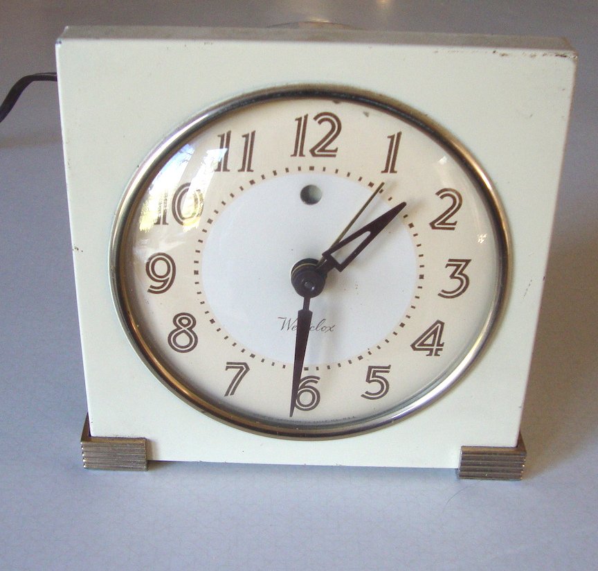 Westclox Art Deco Electric Alarm Clock