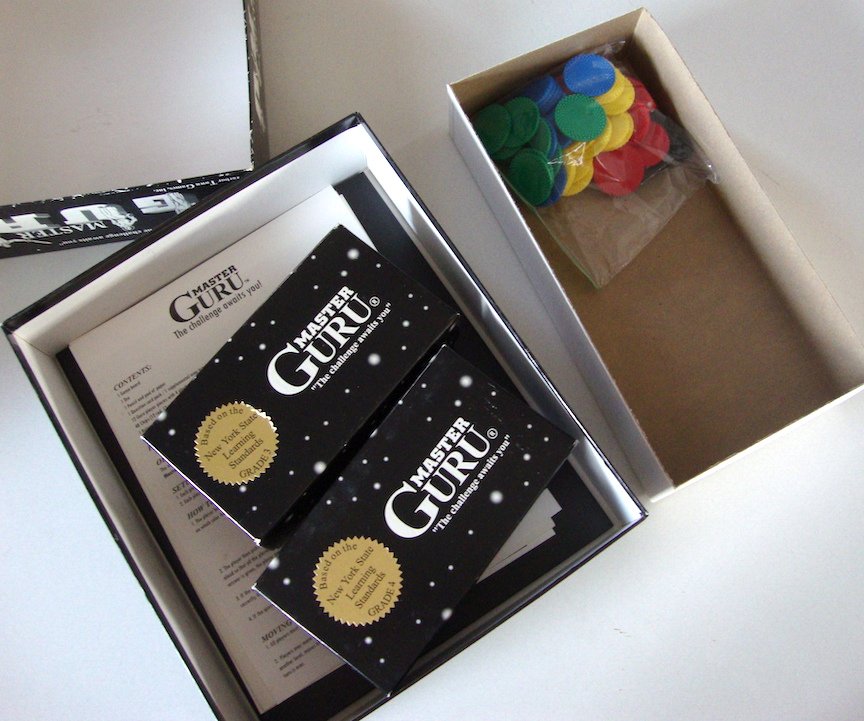 Vintage 2000 Master Guru Board Game Educational