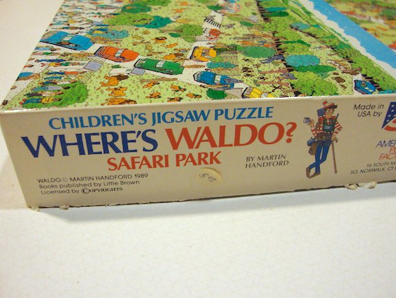 Vintage 1989 Where’s Waldo Safari Park #624 Puzzle - 11 1/2 x 16 1/4 ...
