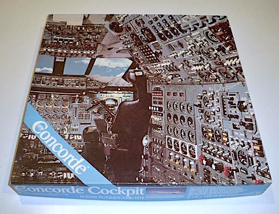 Vintage NORDEVCO Challenger Concorde Cockpit P-101 600+ Pc Jigsaw Puzzle