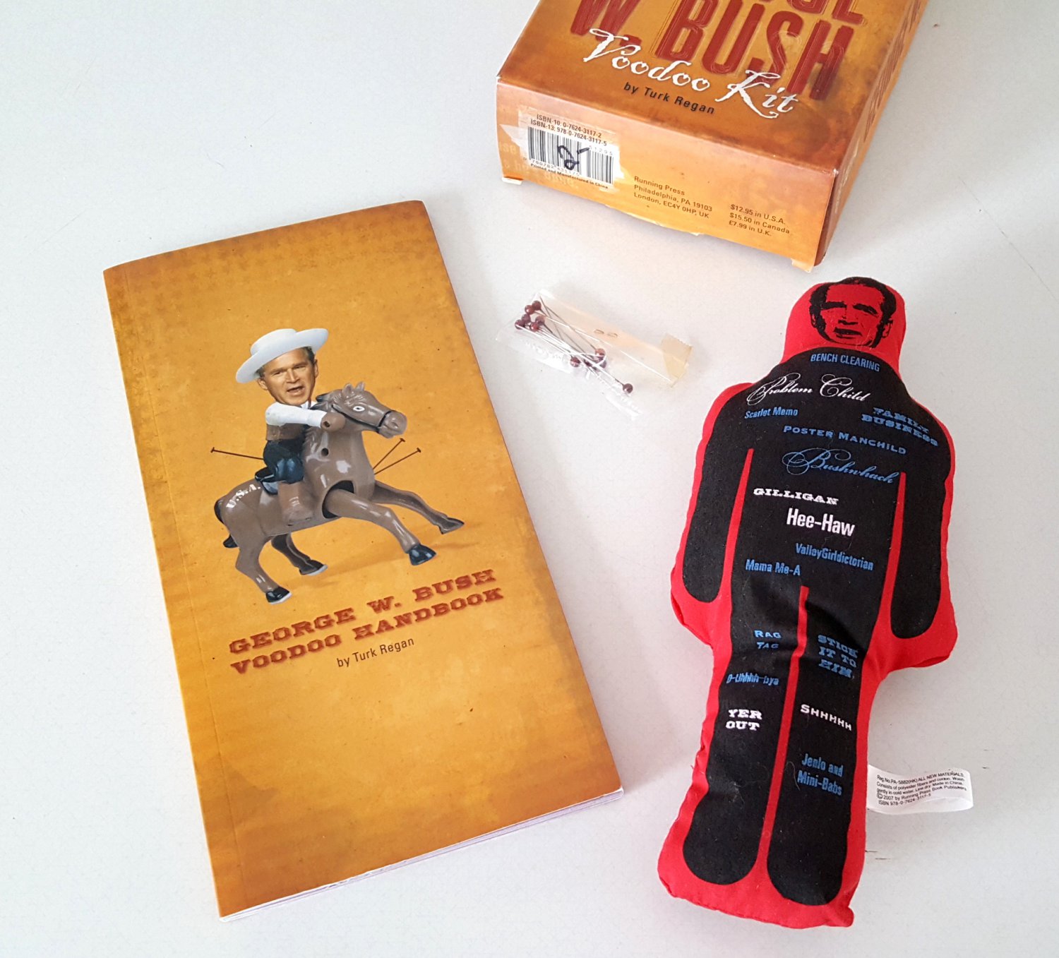 NOS George W. Bush Voodoo Kit: Stick It to Him Like He's Been Sticking ...