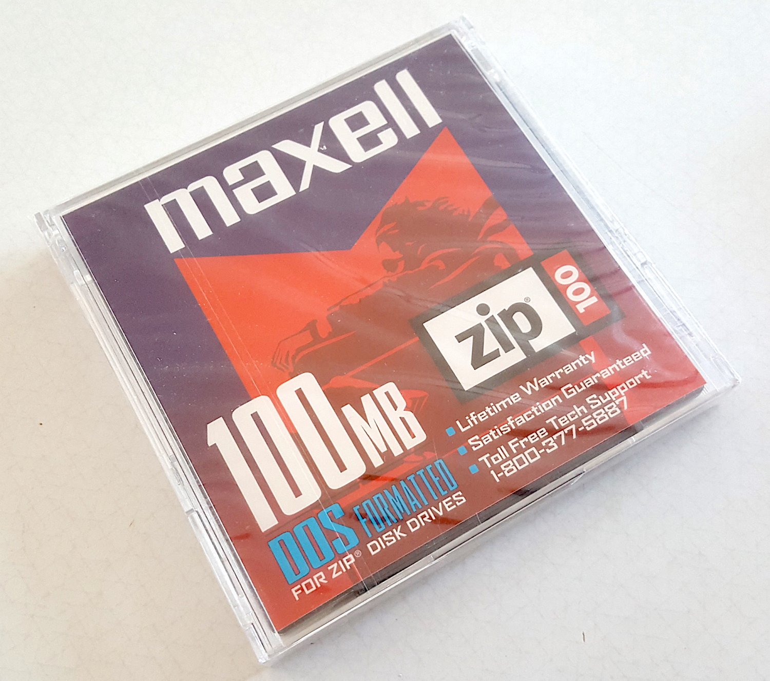 Vintage NOS Maxell ZIP 100 PC Formatted 100Mb ZIP Disk