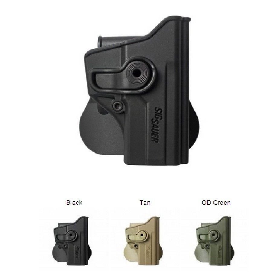 IMI OD Green Polymer Retention Roto Holster for Sig Sauer P250 Compact ...