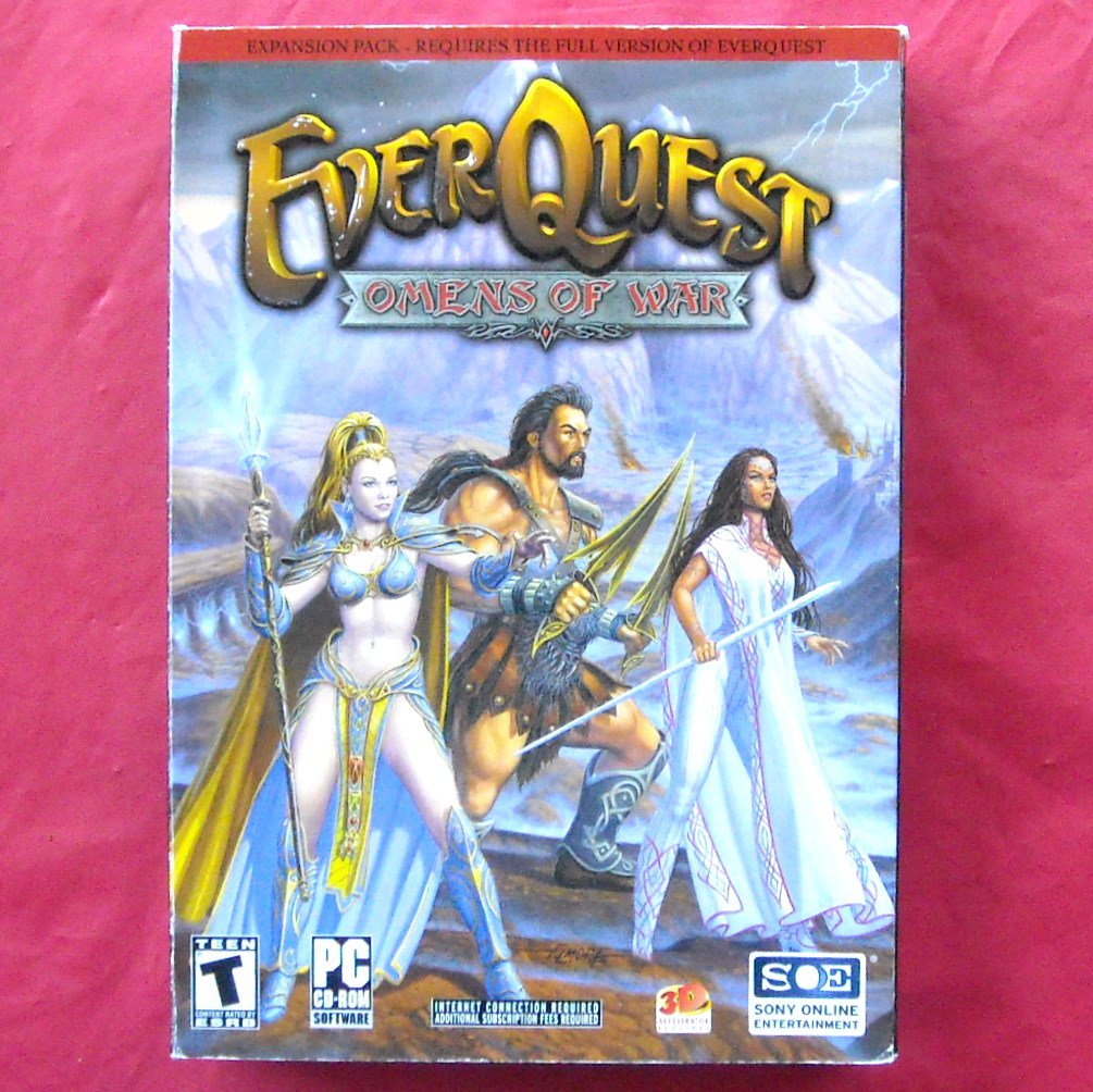 EverQuest Omens of War PC CD Rom game for Windows