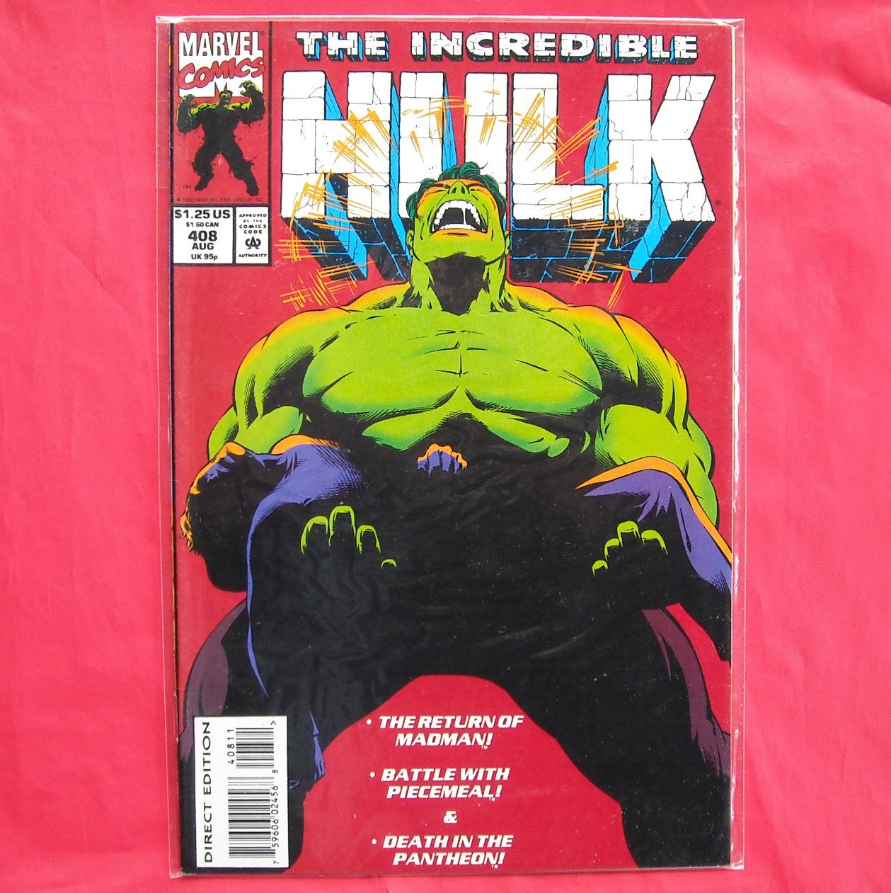 Marvel Comics Incredible Hulk Madman # 408 1993