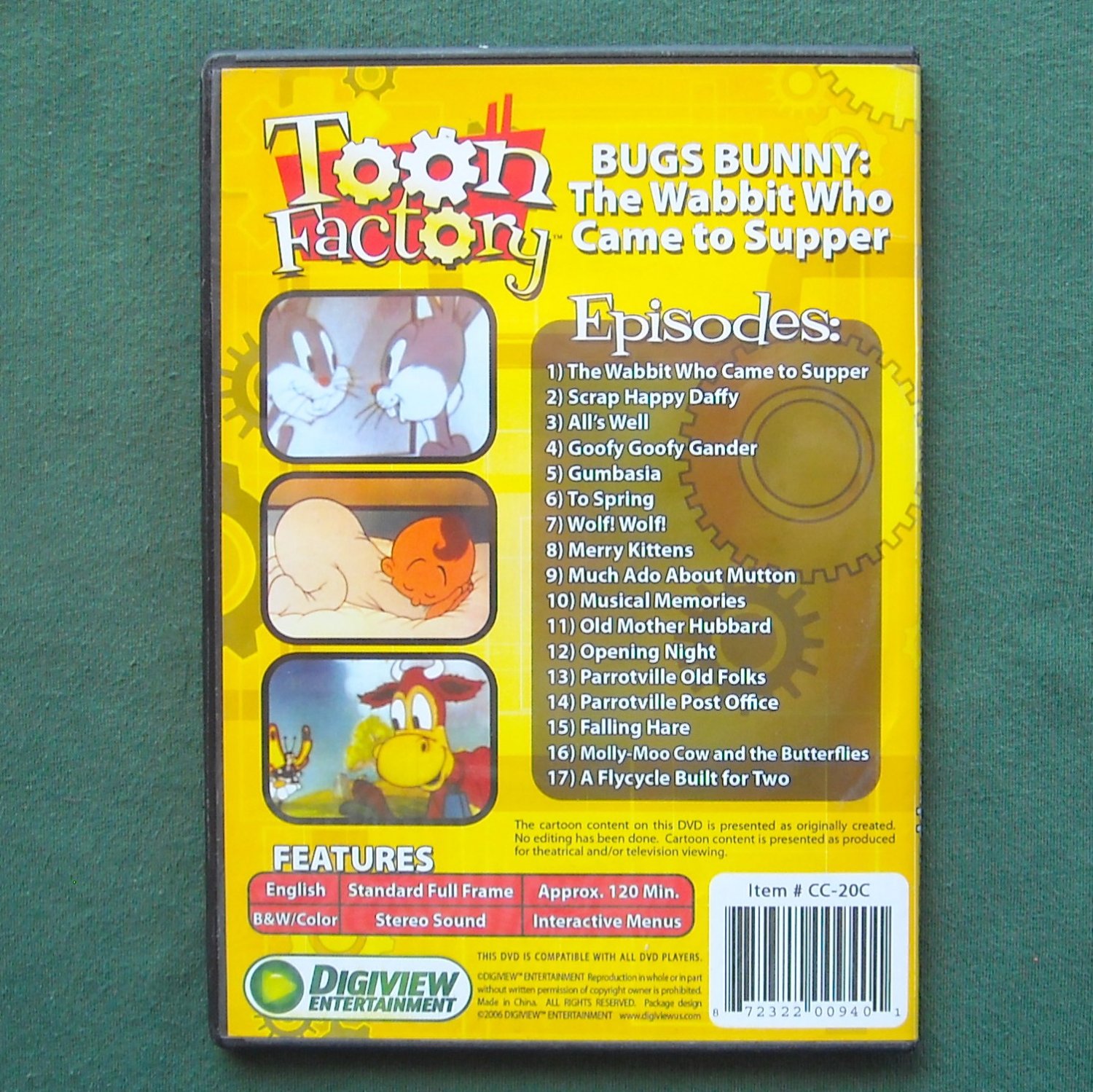 Bugs Bunny Toon Factory DVD