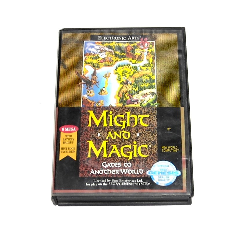 Might And Magic Gates to Another World Sega Genesis 16 Bit Game