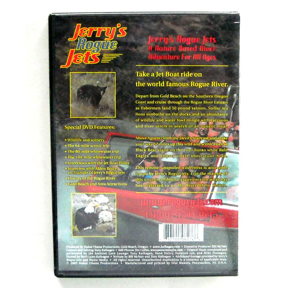 Jerrys Rogue Jets Gold Beach River Adventure DVD