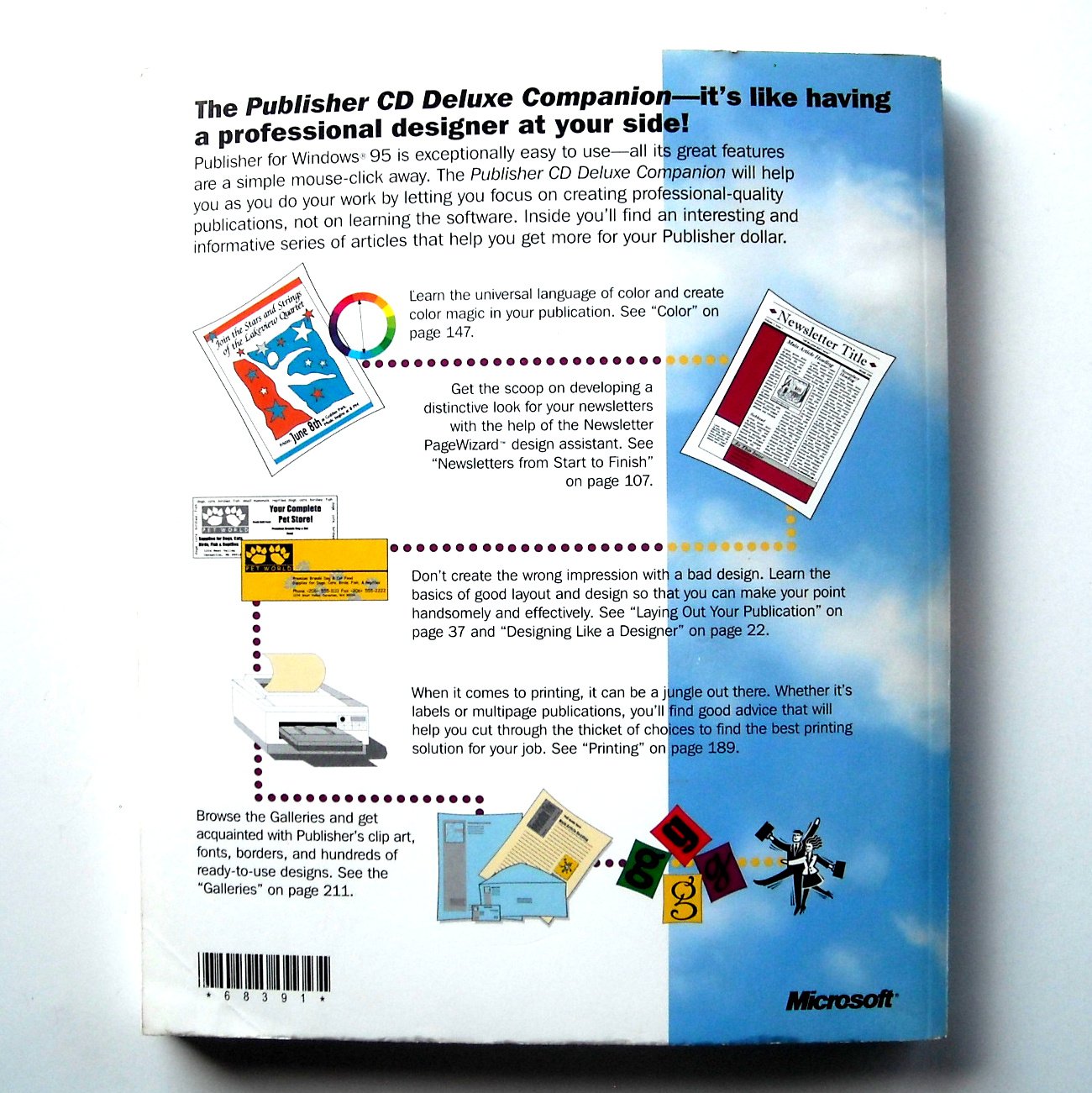 Microsoft Publisher Windows 95 CD Deluxe Companion