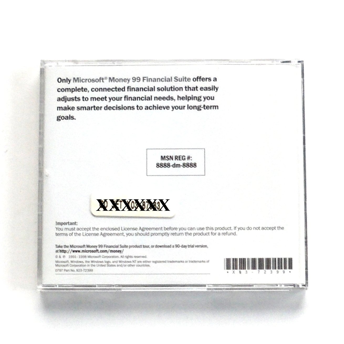 Microsoft Money 99 CD for Windows