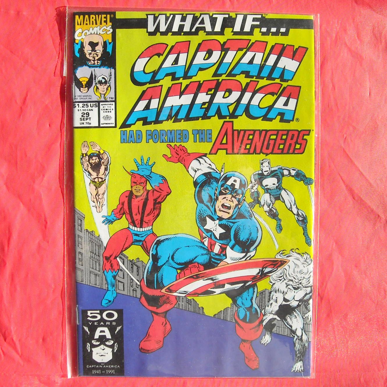 Marvel Comics What If Captain America Had Formed The Avengers # 29 1991