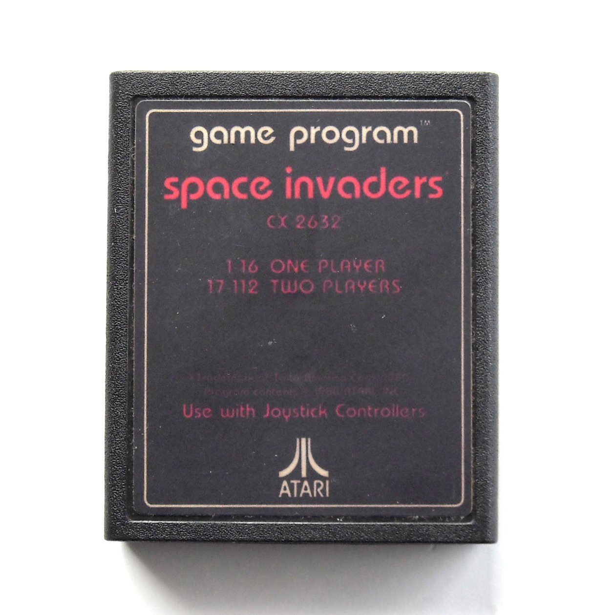 Space Invaders Atari CX2632 Game Cartridge