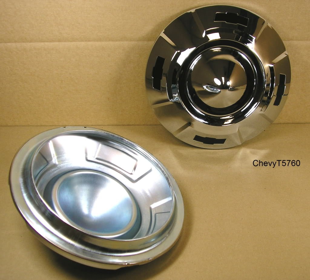 1957 - 60 Chevy Chevrolet 1/2 TonTruck Hubcaps Set