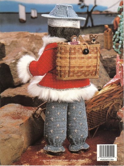 Old World Dun Che Lao Ren Plastic Canvas Pattern, New