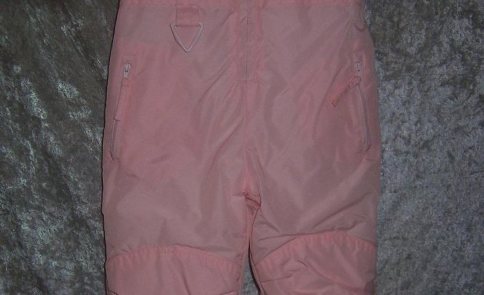 Girls 3T light pink Peek A Babe snow pants