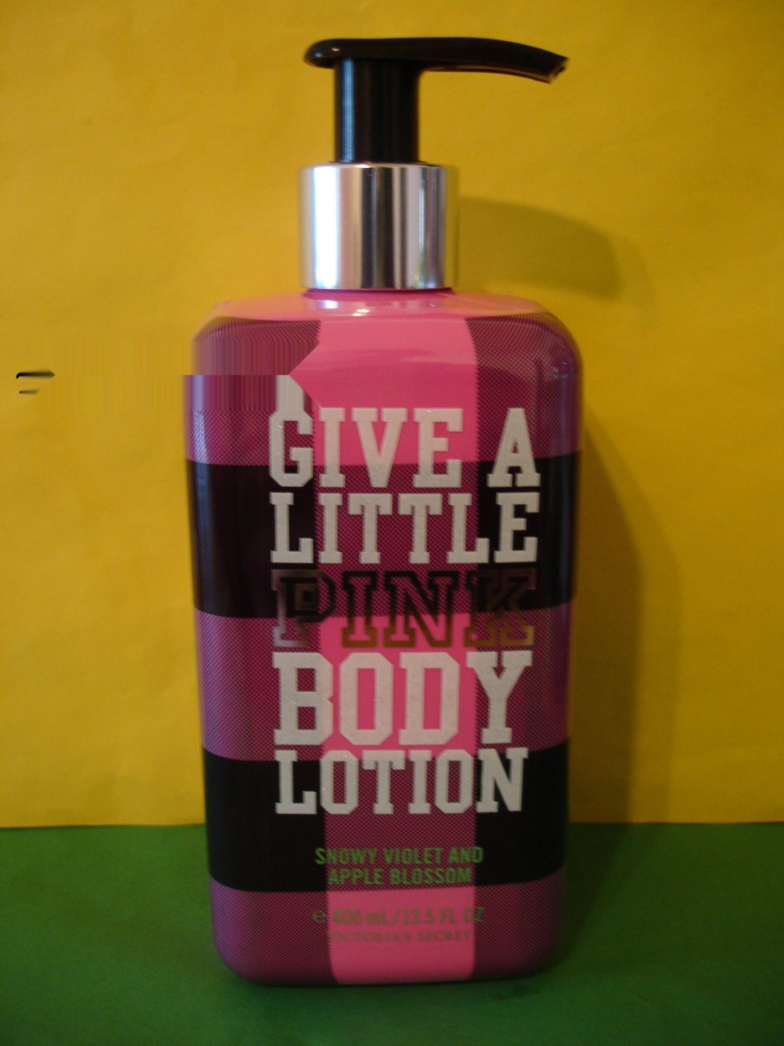 Victoria's Secret Give a Little Pink Violet & Apple Lotion Large Full Size
