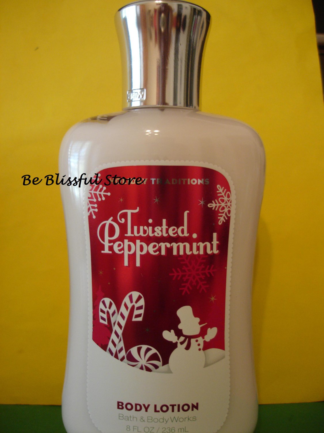 Bath And Body Works Twisted Peppermint Lotion Full Size 8 Oz