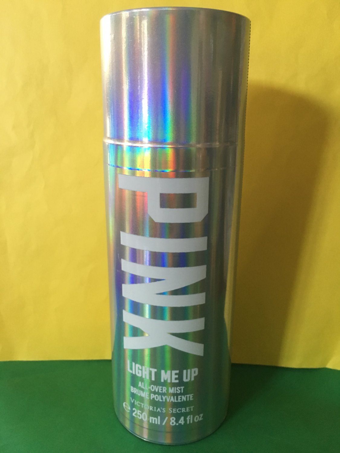 Victoria's Secret Pink Light Me Up Body Mist Large Full Size