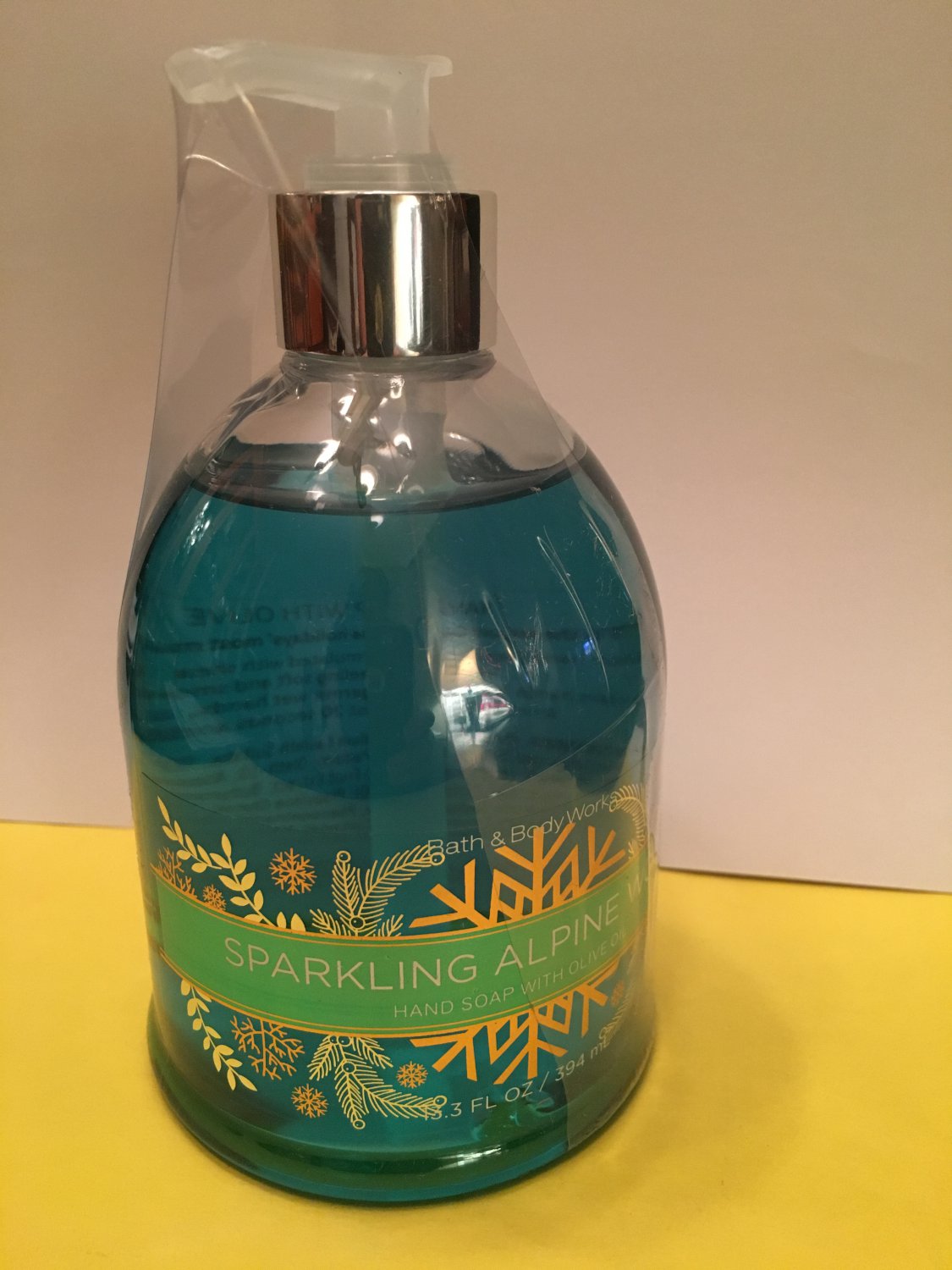 Bath & Body Works Sparkling Alpine Woods Hand Soap Large 13.3 oz