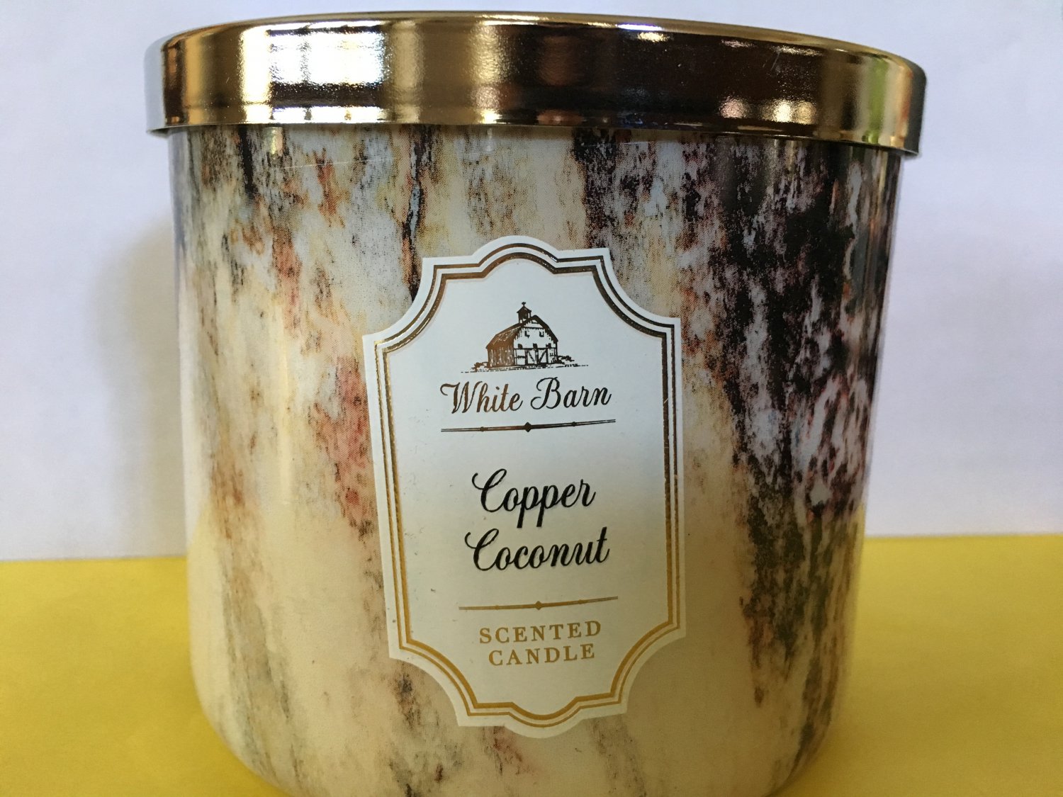 Bath & Body Works Copper Coconut 3 Wick Cande Large Bath & Body Works Copper Coconut 3 Wick Cande Large