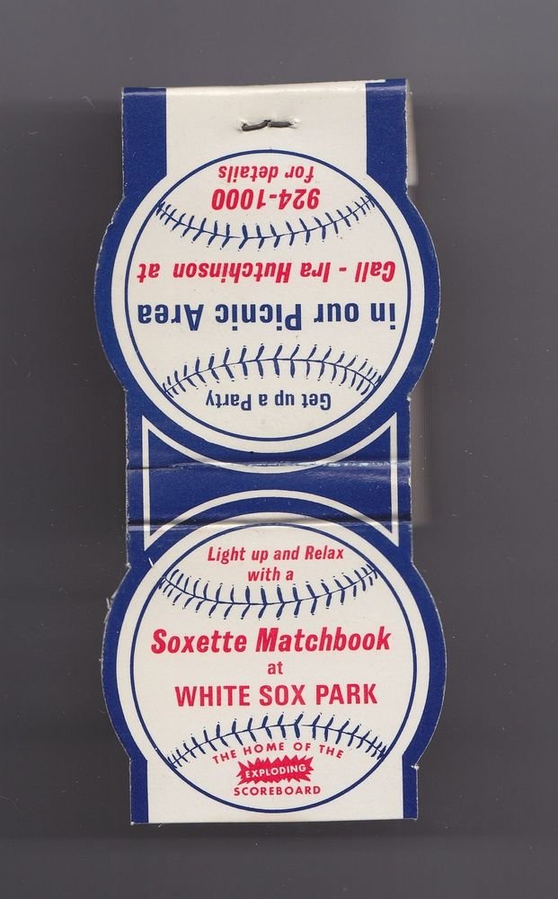 Vtg White Sox Park Baseball Soxette Soxettes Hutchinson Exploding ...
