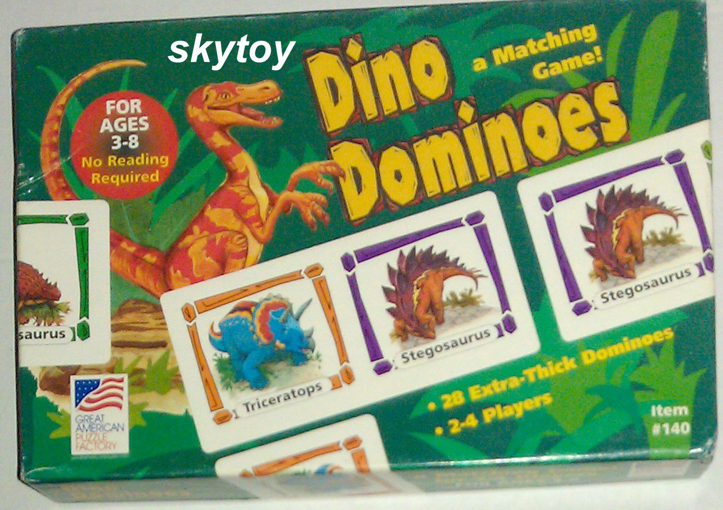 Dino Dominos - a matching game