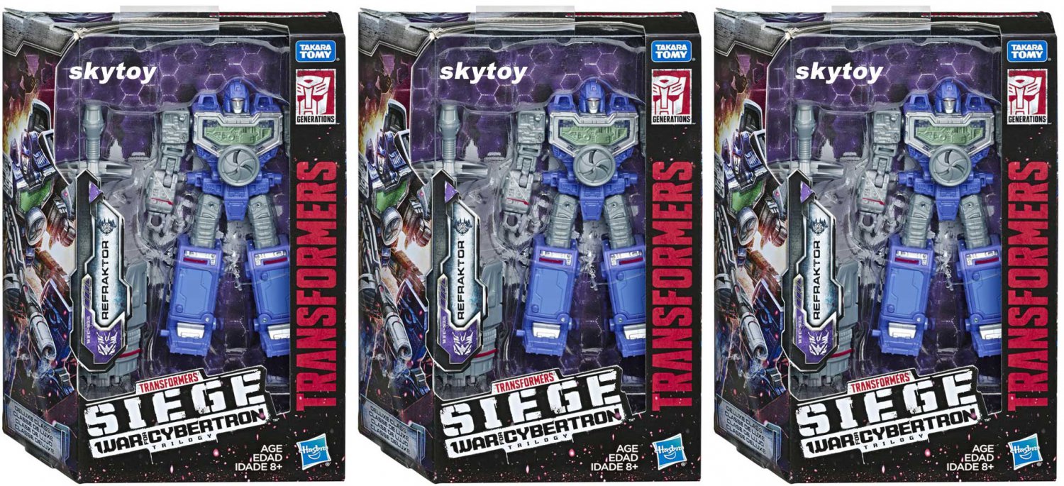 Transformers Generations War for Cybertron Deluxe Decepticon Refraktor set